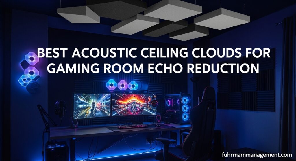 8 Best Acoustic Ceiling Clouds for Gaming Room Echo Reduction (March 2026)