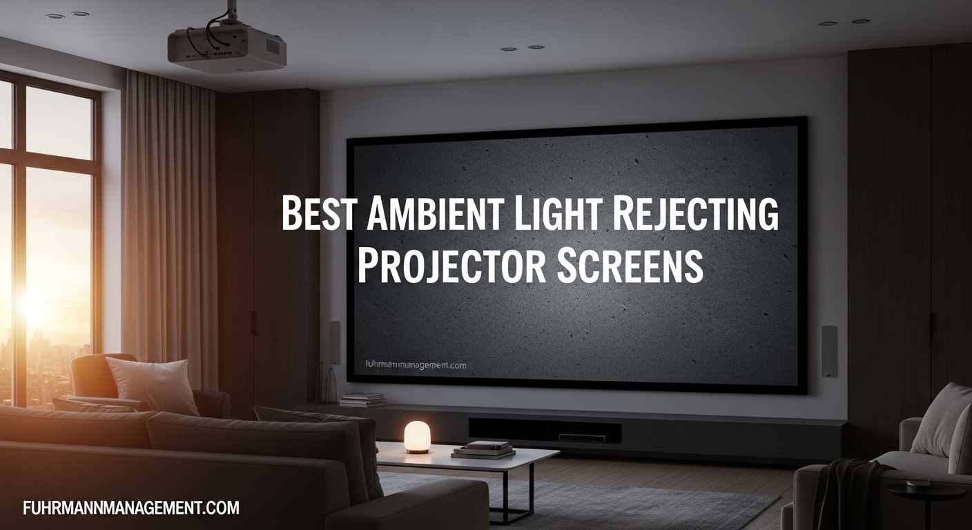 8 Best Ambient Light Rejecting Projector Screens (March 2026)