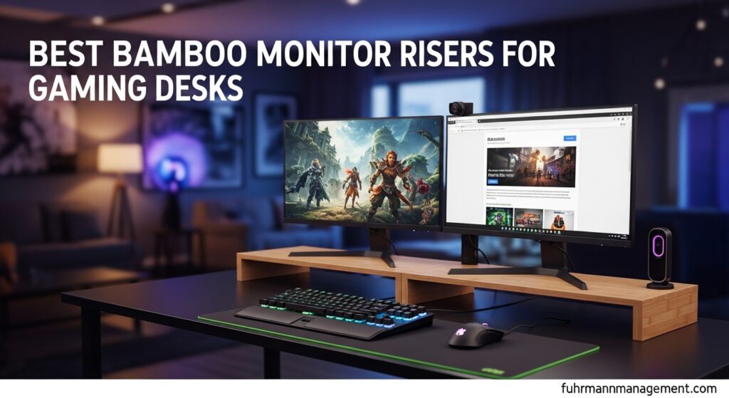 10 Best Bamboo Monitor Risers for Gaming Desks (March 2026)