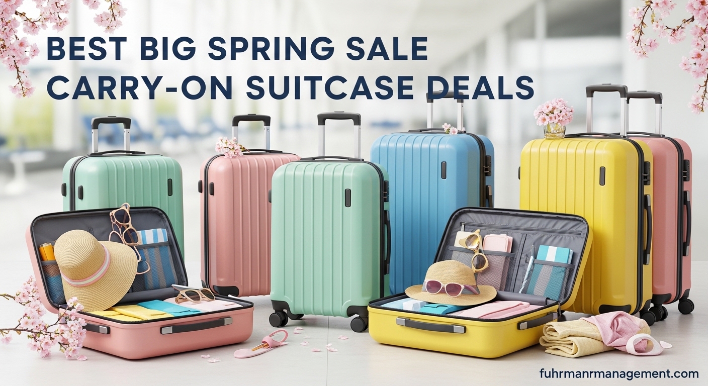 10 Best Big Spring Sale Carry-On Suitcase Deals (March 2026) On Amazon