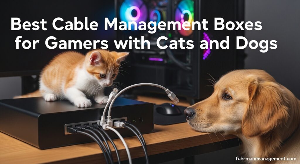8 Best Cable Management Boxes for Gamers with Cats and Dogs (March 2026)