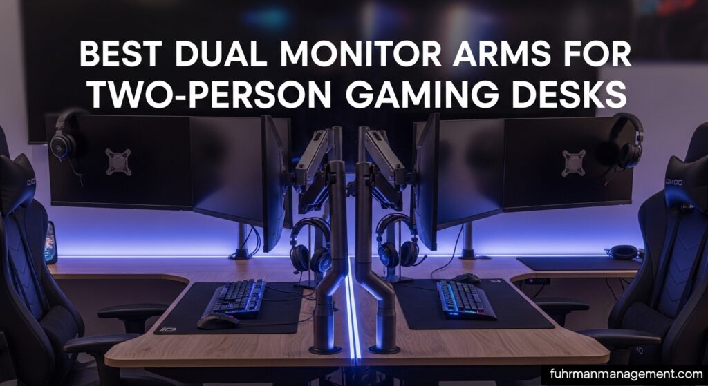 10 Best Dual Monitor Arms for Two-Person Gaming Desks (March 2026)