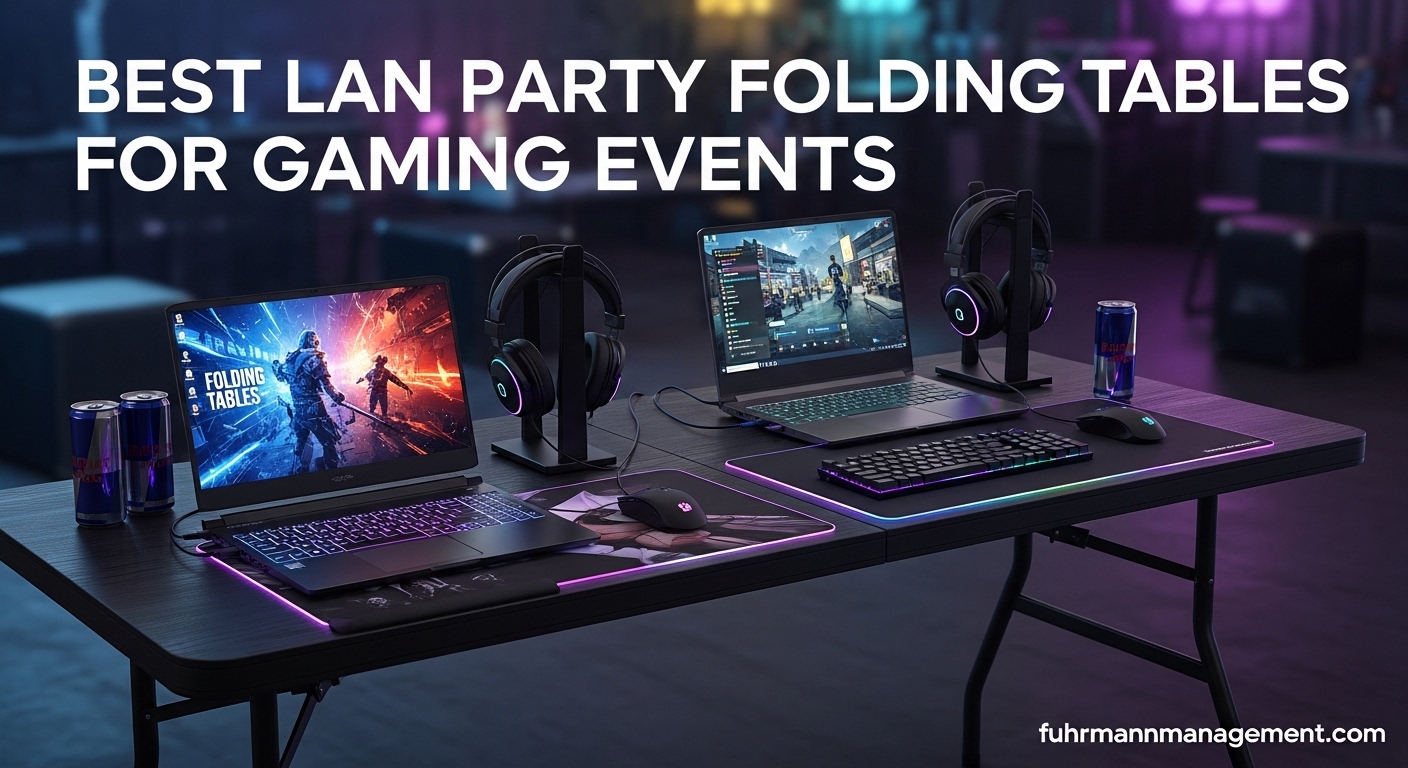 8 Best LAN Party Folding Tables for Gaming Events (March 2026)