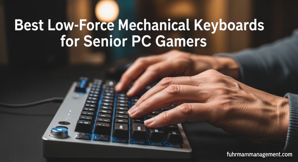 8 Best Low-Force Mechanical Keyboards for Senior PC Gamers (March 2026)