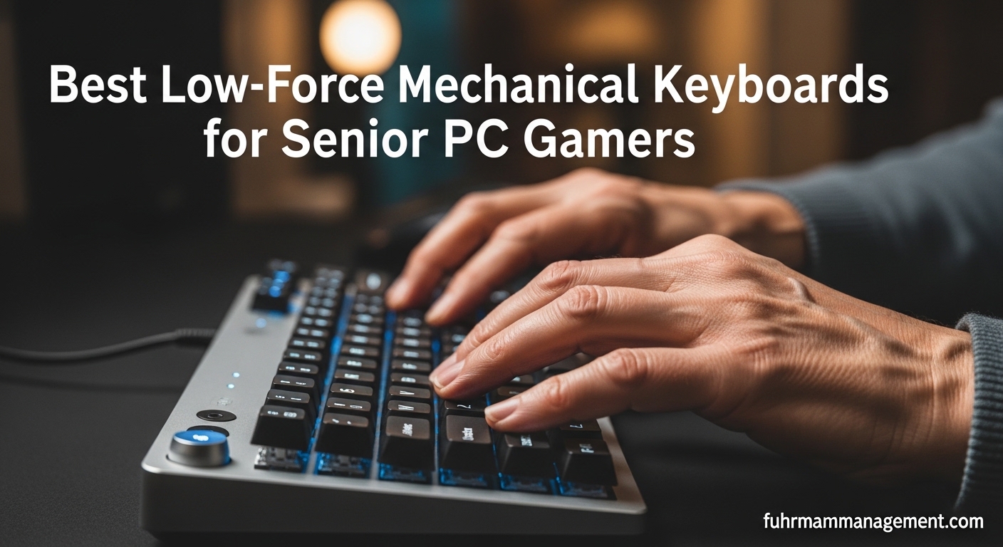 8 Best Low-Force Mechanical Keyboards for Senior PC Gamers (March 2026)