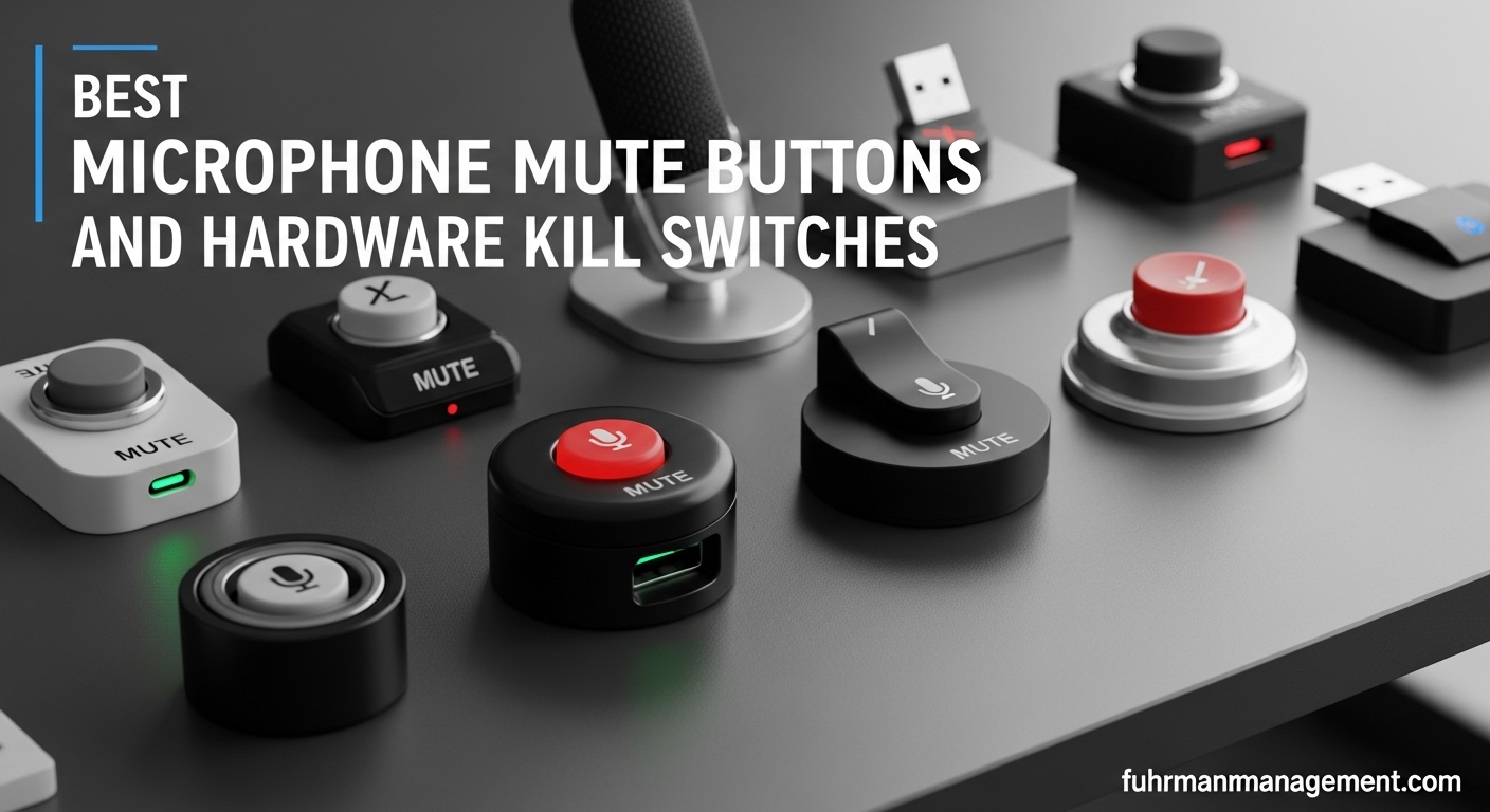 10 Best Microphone Mute Buttons and Hardware Kill Switches (March 2026)