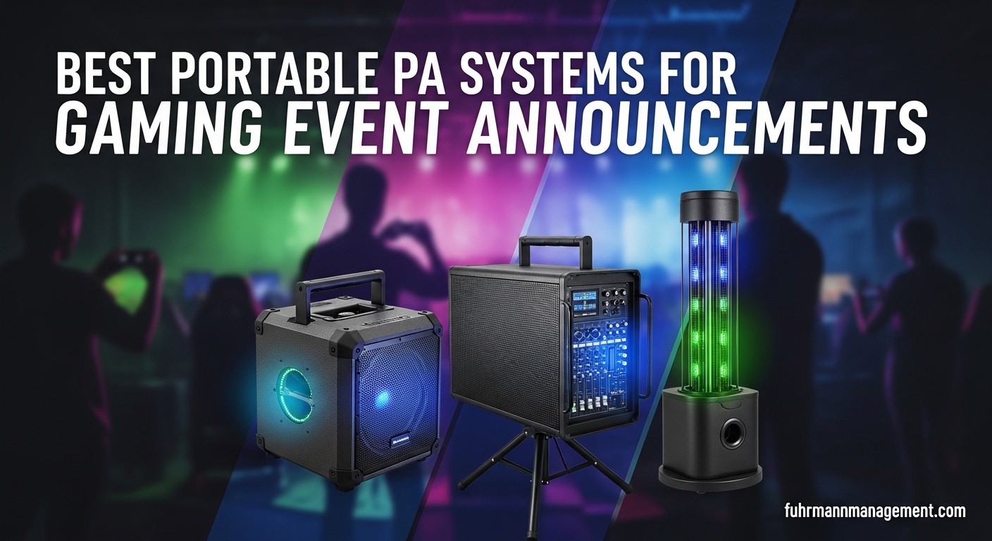 8 Best Portable PA Systems for Gaming Event Announcements (March 2026)