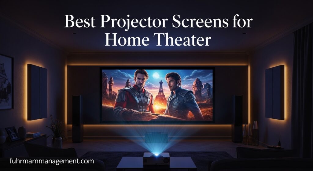 10 Best Projector Screens for Home Theater (March 2026)