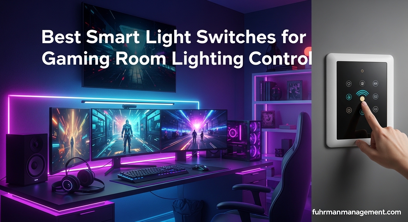 10 Best Smart Light Switches for Gaming Room Lighting Control (March 2026)