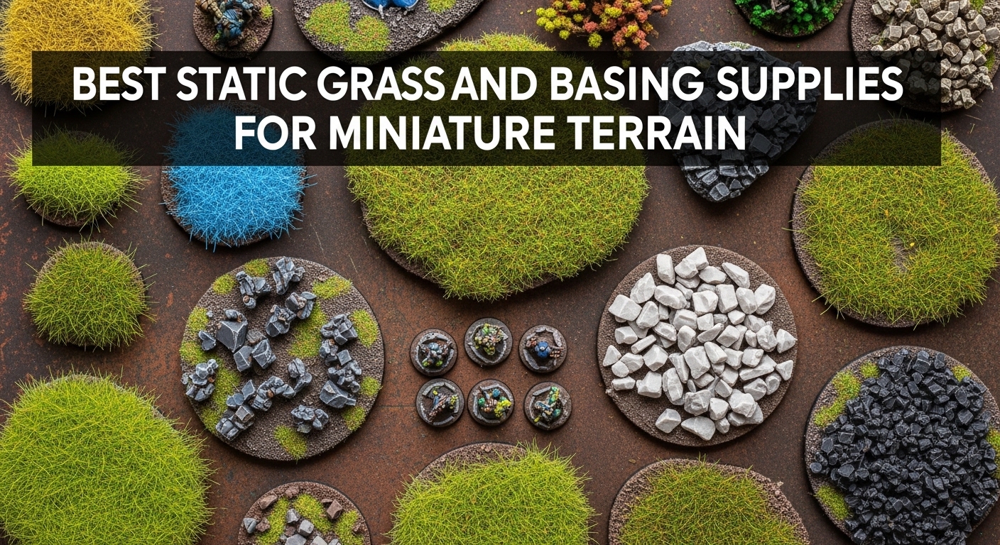 10 Best Static Grass and Basing Supplies for Miniature Terrain (March ...