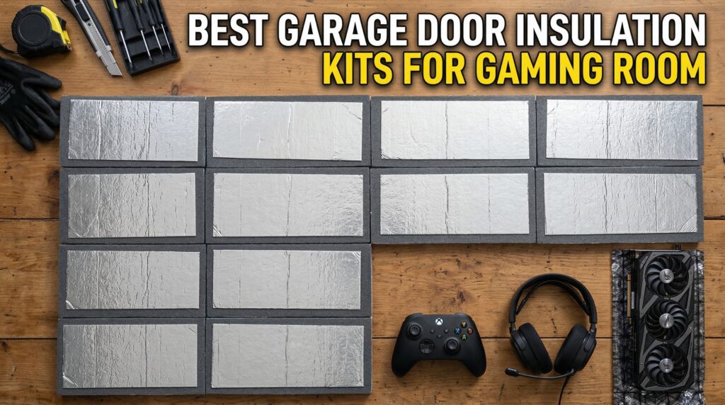 8 Best Garage Door Insulation Kits for Gaming Room Conversions (March 2026)