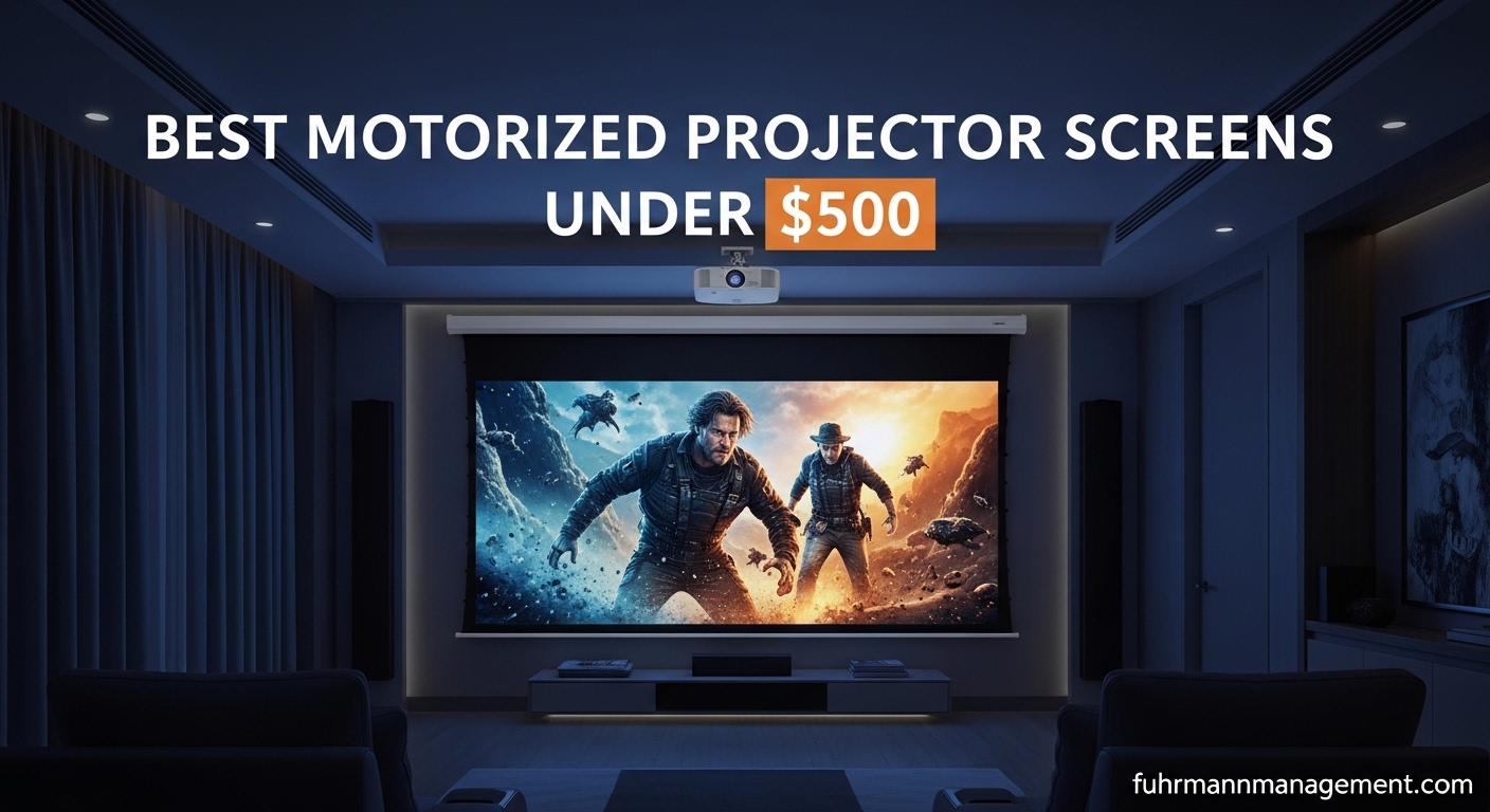 10 Best Motorized Projector Screens Under $500 (April 2026) Complete Guide